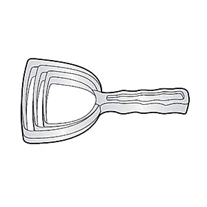 Alfa 335SQ Bone Dust Scraper square polyethylene