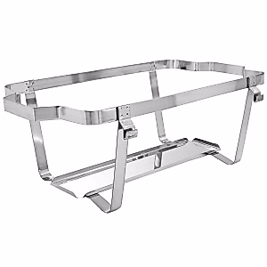 MAREEYA SHOP 2 Packs Chafing Dish 9 Quart Stainless Steel Rectangular Chafer Full Size Buffet