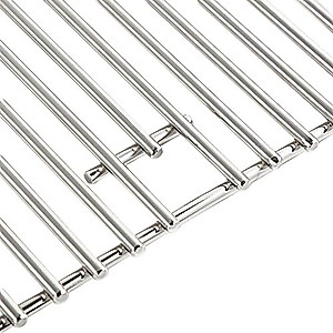 PETKAO 18 13/16 x 9 13/16" Stainless Steel Cooking Grill Grate for KitchenAid 720-0745B 720-0745A 740-0780 720-0709C 720-0826 720-0819 Nexgrill 720-0745 720-0745A 720-0745B, 3PCS