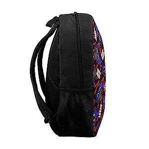 Xgvuqqi Horror Game Backpack Shoulder Bag Cartoon Cosplay Laptop Bag 17" (Pop-2)