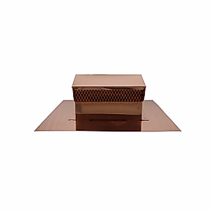 Generic Copper Rooftop Exhaust Vent Cap with Damper (8 Inch)