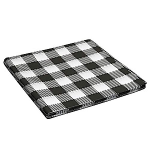 Iconikal Tissue Paper, White Buffalo Plaid, 20 x 20-Inches, 60-Sheets