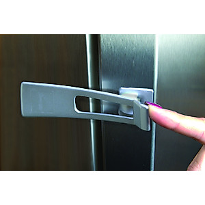 Dreambaby Refrigerator Latch, Silver, 2 Pack