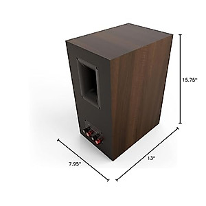 klipsch Reference Premiere RP-600M II Walnut Bookshelf Speakers