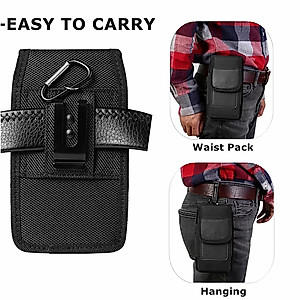Yurmemo Scanner Holster for Zebra TC52 TC53 TC58,Carrying Case Pouch Compatible with TC21 TC26 TC51 TC57 TC57X CT60 CT40 Most Handheld Barcode Scanner for USPS,DHL,Logistics, Warehouse