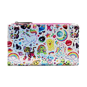 Loungefly Lisa Frank Iridescent Flap Wallet