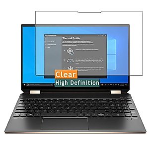 Vaxson 3-Pack Screen Protector, compatible with HP Spectre x360 15-eb0000 2 in 1 15.6" TPU Film Protectors Sticker [ Not Tempered Glass ]