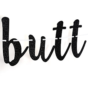 Black Glitter Kicking Cancer's Butt Banner, Straight Outta Chemo/Cancer Free, Cancer Survivor Celebration Party Decor Supplies