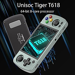 RG405M Retro Handheld Game Aluminum Alloy, Android 12 Built-in 128G TF Card 3172 Games,4 inch IPS Touch Screen with Game Front-end,RG405M Supports OTA Wireless Upgrade