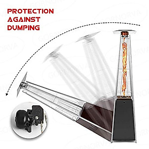 GORNORVA Patio Gas Heater Repair Replacement Parts for Room Heaters Garden Outdoor Heaters with Thermocouple&Pour Switch Controls