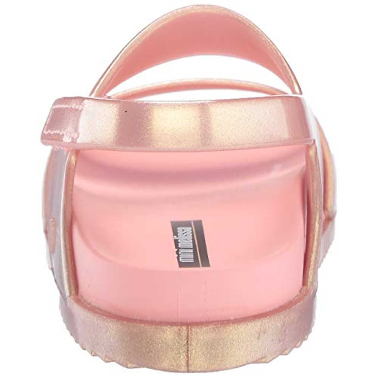 Mini Melissa Baby-Girl's Mini Cosmic Sandal Slipper, Rose Gold, 5 Medium US Toddler