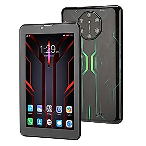 WEYI Kids Tablet, 7in Tablet 1960x1080 IPS Dual Camera Green 4GB RAM 32GB ROM for Writing US Plug