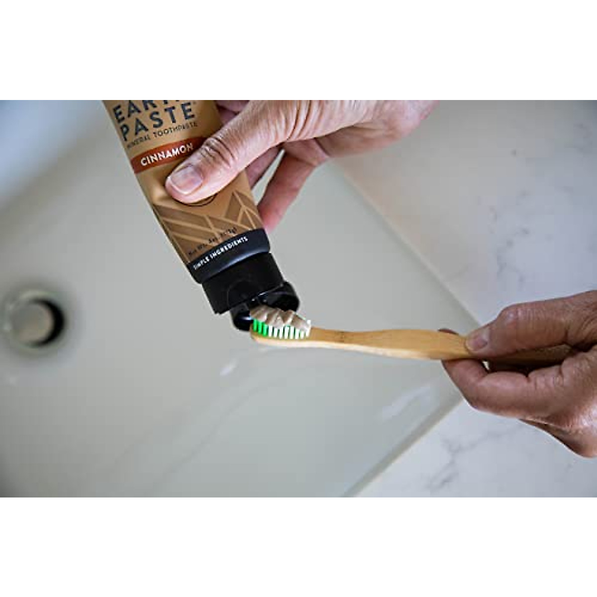 Redmond Earthpaste with Silver - Natural Non-Fluoride Toothpaste, 4 Ounce Tube (Cinnamon) (Cinnamon, 2 Pack)