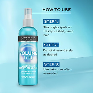John Frieda Volume Lift Lightweight Conditioning Mist 6.76 Fl Oz