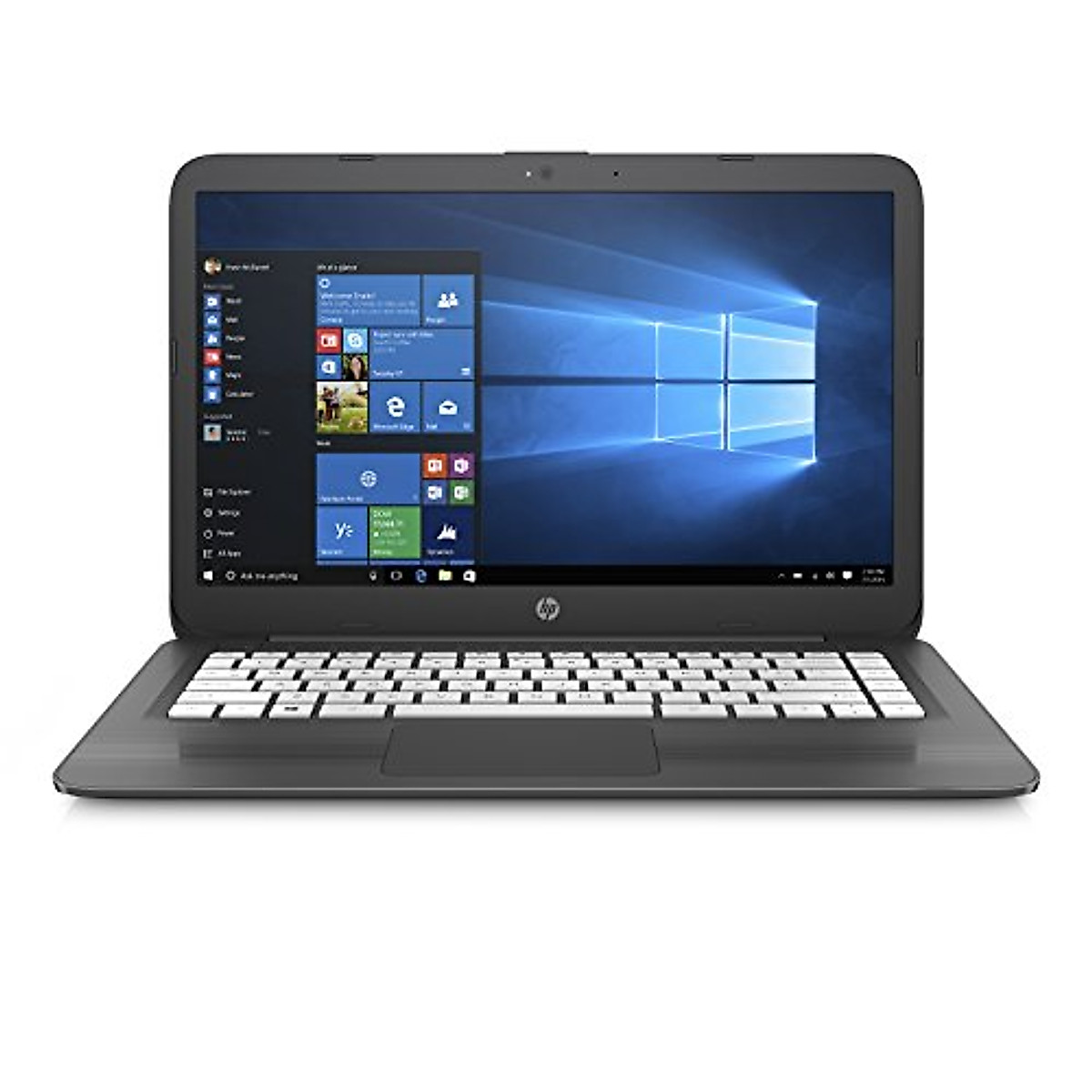 HP Stream 14-inch Laptop, Intel Celeron N4000 Processor, 4 GB RAM, 32 GB eMMC, Windows 10 S with Office 365 Personal for One Year (14-cb130nr, Gray)