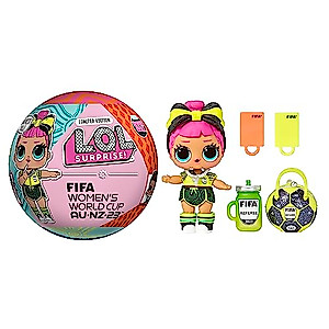 LOL Surprise X FIFA Women's World Cup Australia & New Zealand 2023 Dolls with 7 Surprises, Accessories, Limited Edition Dolls, Collectible Dolls, Soccer- Themed Dolls- Great Gift for Girls Age 4+