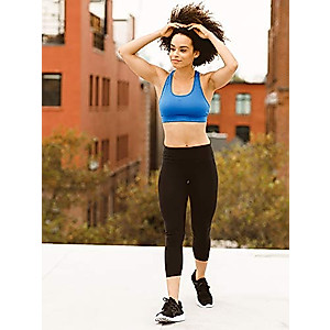 Sweat Shaper Women's Sauna Leggings Compression High Waist Yoga Pants Thermo Sweat Capris (Black, X-Large)