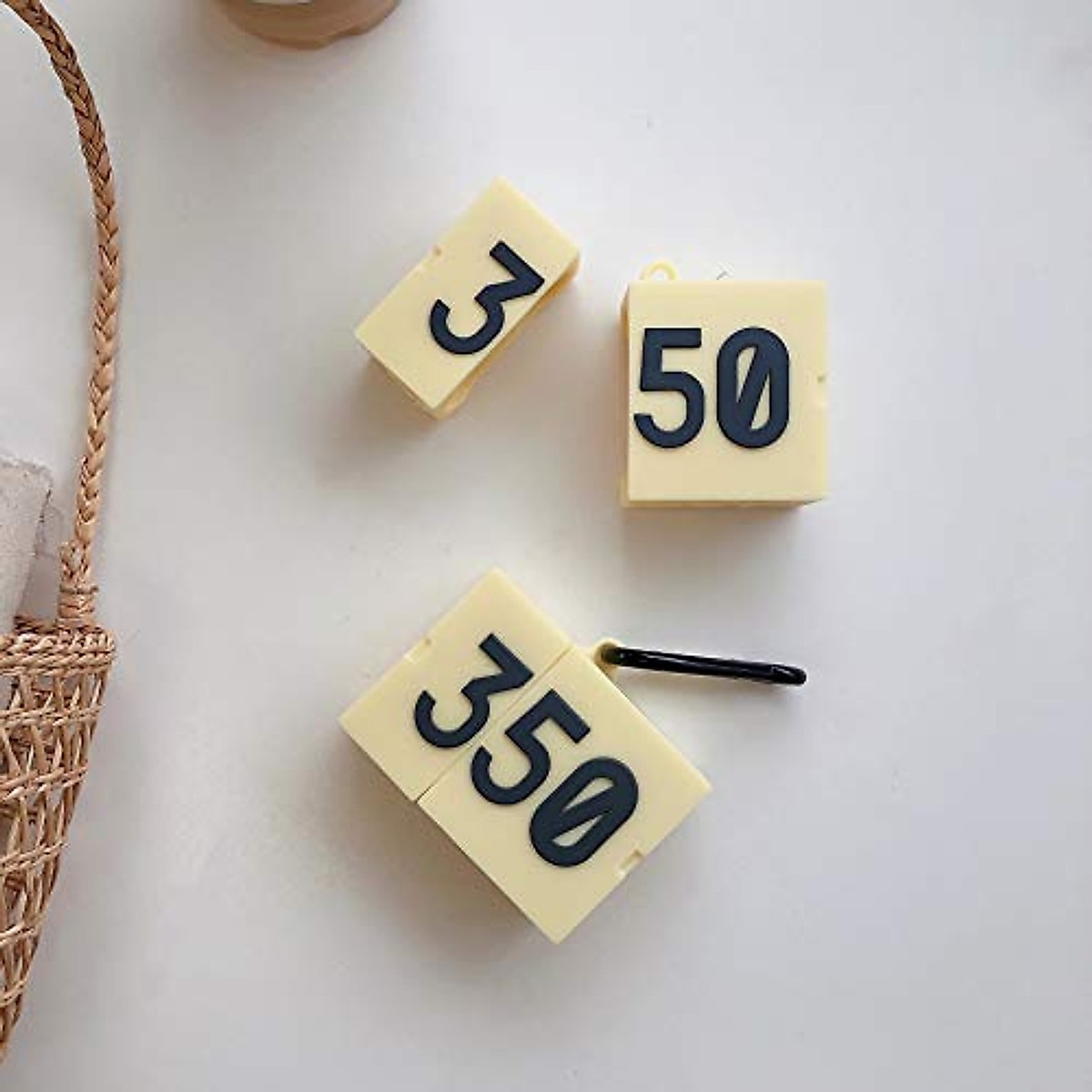 Airpods Case, Silicone Sneaker 350 Shoe Box Case Compatible for Airpods 2/1, Shockproof Airpod Case Cover Accessories with Keychain for Kids Girls Teens Boys Men Women