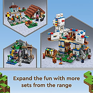 LEGO Minecraft The Skeleton Dungeon Set, 21189 Construction Toy for Kids with Caves, Mobs and Figures with Crossbow Accessories