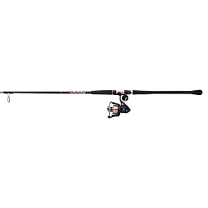 PENN Passion II Spinning Reel and Fishing Rod Combo, Black/Rose Gold, 5000 Size Reel - 7' - Medium Heavy - 1pc