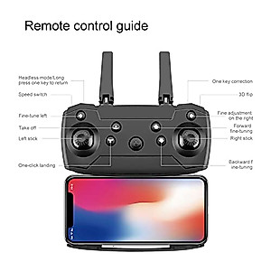 Drone With Dual 1080P HD FPV Camera Remote Control Toys Gifts for Boys Girls One Key Start Speed Adjustment