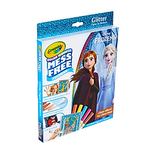 Crayola Frozen 2 Glitter Effects Color Wonder Set, Mess Free Coloring, Gift for Kids, 3, 4, 5, 6