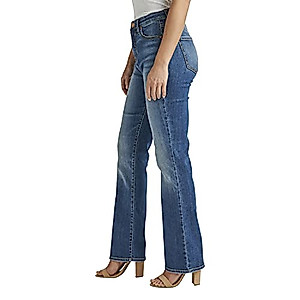 JAG Jeans Women's Phoebe High Rise Bootcut Jeans-Legacy, Seaside Blue, 10
