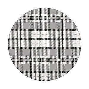 Grey Plaid Popsocket PopSockets PopGrip: Swappable Grip for Phones & Tablets
