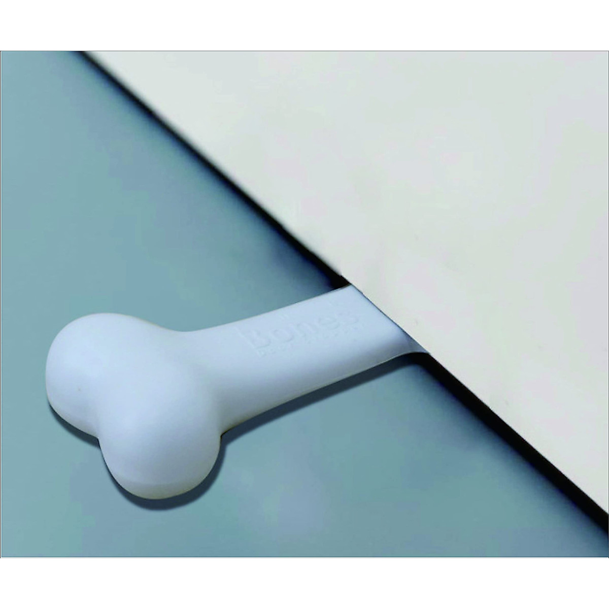 KAKULE 2Pack Rubber Door Stoppers Bone Door Stoppers Security for Heavy Doors Gift for Festival