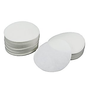 Coshar 300pcs 7cm Qualitative Filter Paper, Medium Flow Lab Supply Filter Paper