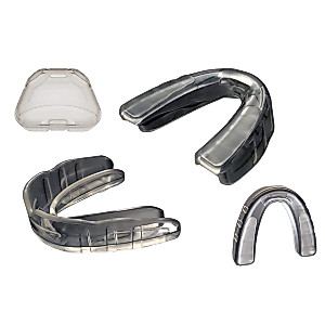 COOLLO SPORTS Boil and Bite Mouth Guard (Youth & Adult) SA Custom Fit Sport Mouthpiece for Basketball, Karate, Martial Arts, Wrestling, MMA (Free Case Included!) (Adult - Ages 11 & Above, 1-Pack)