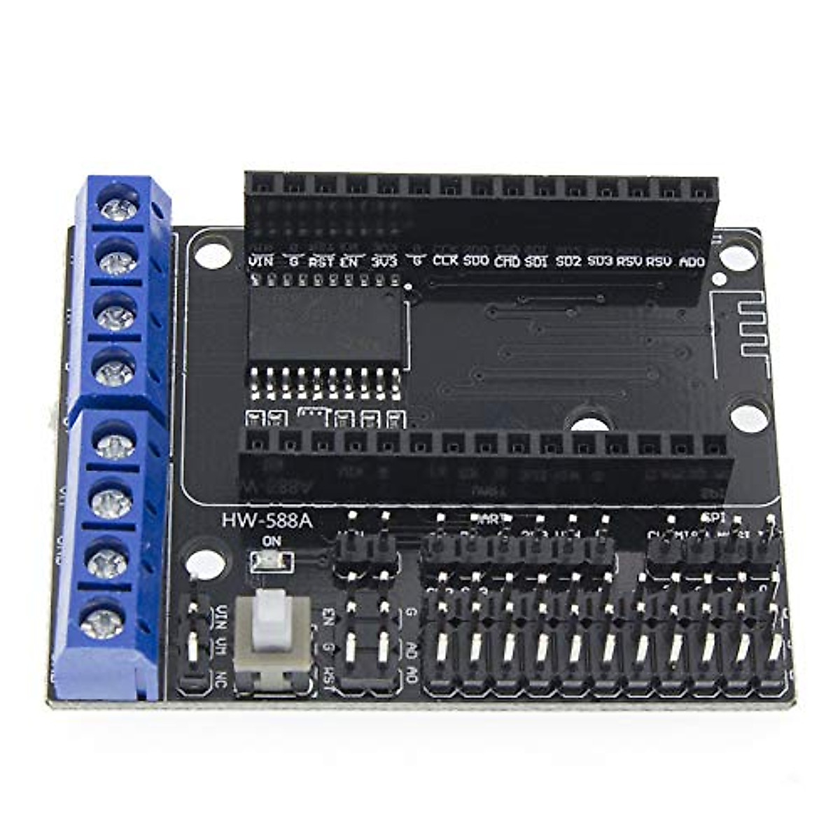 Davitu Motor Driver - ESP8266 L293D NodeMCU Motor Shield Board 2-Channel High Power H-Bridge l293d ESP-12E Drive Module For Car Remote