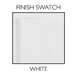 Design House 531434-WHT Concord 30 inches W x 5.25 inches D x 30 inches H Assembled Framed Tri-View Surface-Mount Bathroom Medicine Cabinet Mirror, White