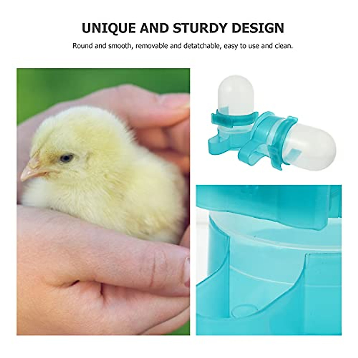balacoo 2pcs Pigeon Water Feeders Pigeon Water Drinker Automatic Bird Pigeon Feeder Water Dispenser Waterer for Pet Bird Pigeon Parrots Cage Accessories