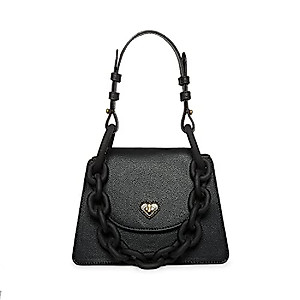 Betsey Johnson Chained Up Crossbody, Black