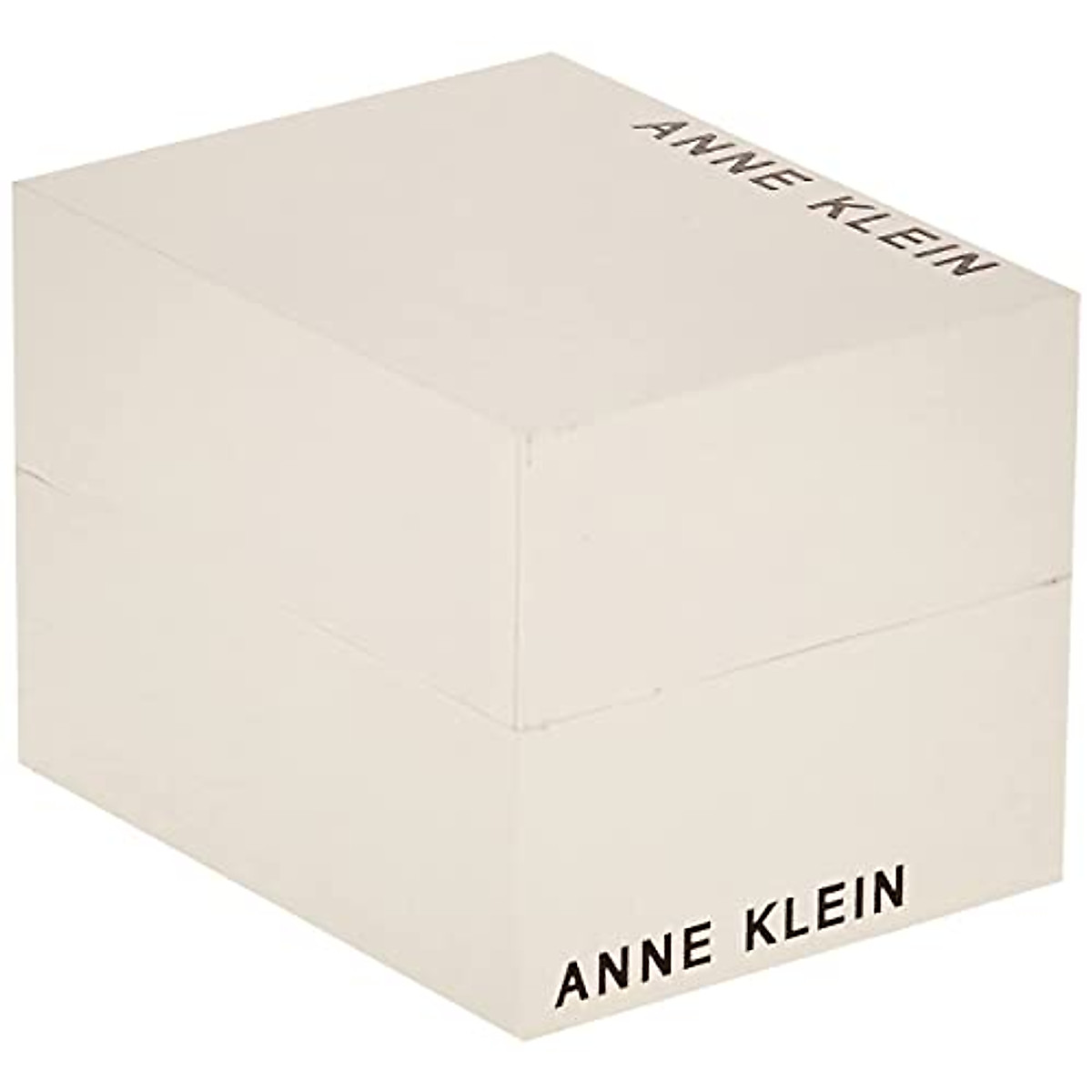 Anne Klein Women's Japanese Quartz Dress Watch with Leather Strap, Gray, 12 (Model: AK/3752RGTP)