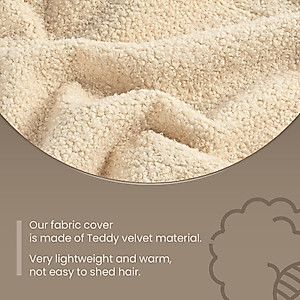 JUNSPOW Cat Bed Dog Bed Pet Hammock Bed Cat Sleeping Cat Supplies Pet Supplies Whole Wash Stable, Detachable, Breathable, Easy Assembly Indoors Outdoors, 16.9 in x 16.9 in x 9.5 in