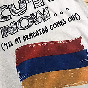 Cute Now Baby Armenia Bodysuit Til My Armenian Comes Out Country Pride Baby/Infant Jumpsuit in White Pick Size NB-18M (6M)