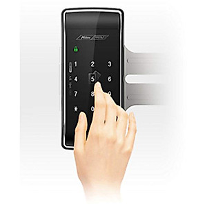 Mille Keyless Digital Door Lock for Glass Door Office Door Entry Passcode + 4 RF Cards