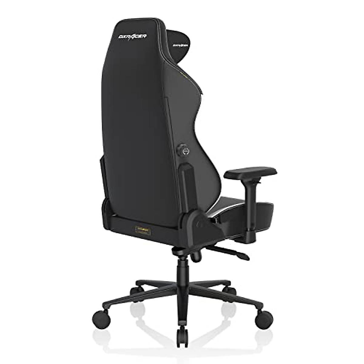 DXRacer Craft Pro Gaming Chair, High Density Memory Foam, 4D Armrests, Adjustable Recline with Extra Wide and Thick Cushion, Standard, Black & White