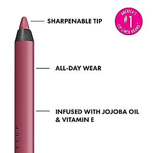 NYX PROFESSIONAL MAKEUP Line Loud Lip Liner, Longwear and Pigmented Lip Pencil with Jojoba Oil & Vitamin E - Trophy Life (Mauve Pink)