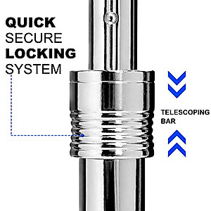 HELAKLS 3-Piece 1/4" 3/8" 1/2-Inch Drive Socket Ratchet Set Extendable Handle Wrench Quick-Release Reversible Gear Torque Spanner Mechanical Tools