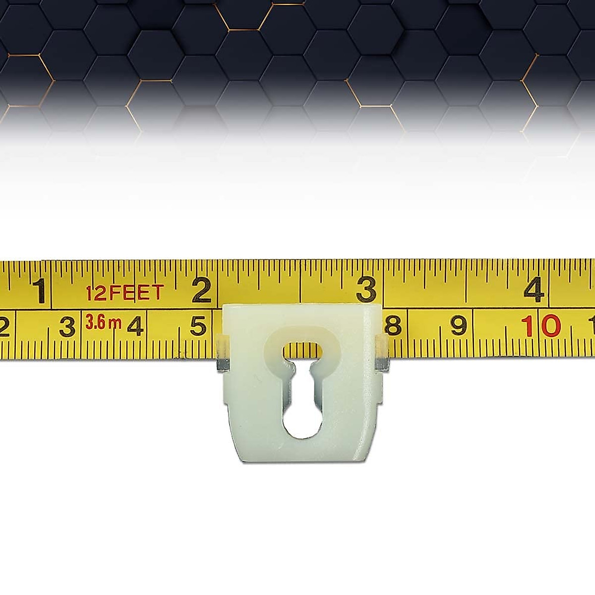 PIT66 Truck Body Side Belt Moulding Molding Trim Clips 10pcs Compatible with Ford F100, F150, F250, F350 1973-1979/Fit Broncos 1978-1979