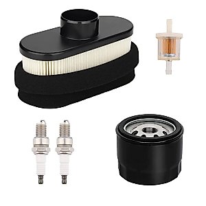 11013-7047 Air Filter Tune Up Kit Fit For Kawasaki FR651V FR691V FR730V FS481V FS541V FS600V FS651V FS691V FS730V LG265 603059 with 49065-7007 Oil Filter 4-Stroke Engine Lawn Mower Tractor
