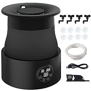 5L Reptile Mister Terrariums Humidifiers,With Timer Automatic Mister for Reptiles,Adjustable Silent Pump reptile misting system,Chameleon Lizard Bearded Snake Frog Terrarium Mister