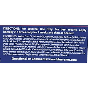 Blue Emu Muscle and Joint Deep Soothing Original Analgesic Cream, 1 Pack 2 oz