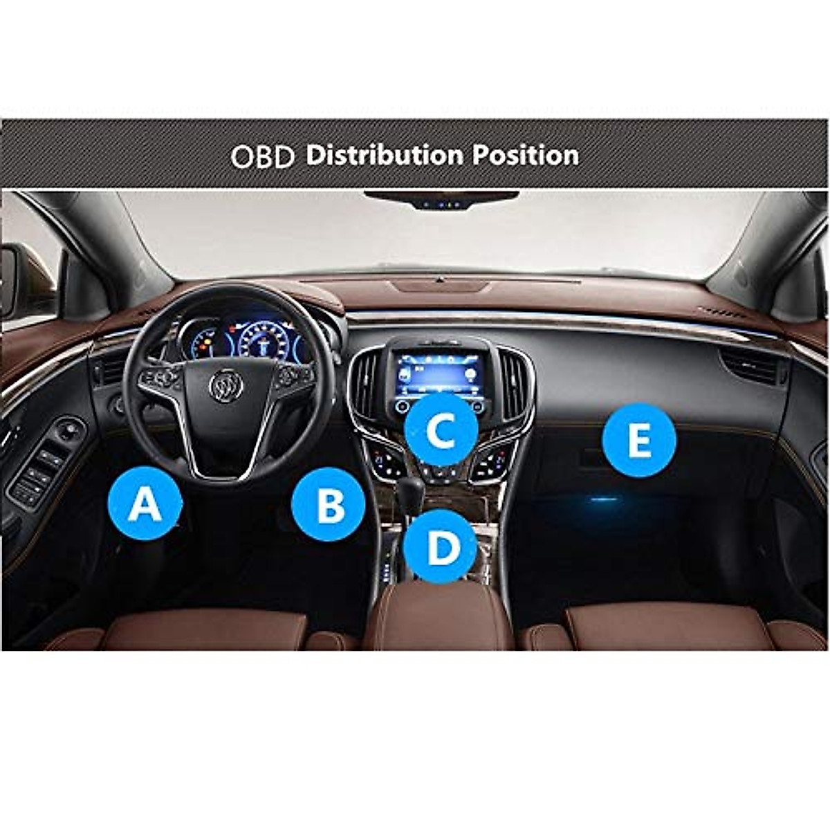 REARMASTER Universal OBD Power Cable for Dash Camera,24 Hours Surveillance/Acc Mode with Switch Button(Mini USB Port)