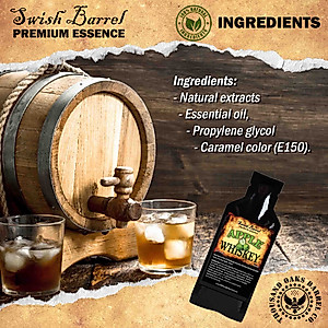Apple Whiskey Essence | Bootleg Kit Refills | Thousand Oaks Barrel Co. | Gourmet Flavors for Whisky Sour Cocktails | Old Fashioned Mixers and Cooking | 20ml .65oz Packets