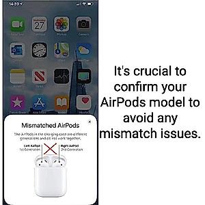 umiucrye Single Right Airpod replacement-3rd Generation Only Model NO.A2565，Wireless Bluetooth connectivity in-Ear,No Charging case or Charging Cable Included.White.