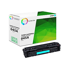 TCT 045A Cyan Toner Cartridge - Premium Compatible Replacement for Canon 045 Cyan Works with Canon Color ImageClass MF634CDW MF632CDW LBP612CDW Printers (1,300 Pages)